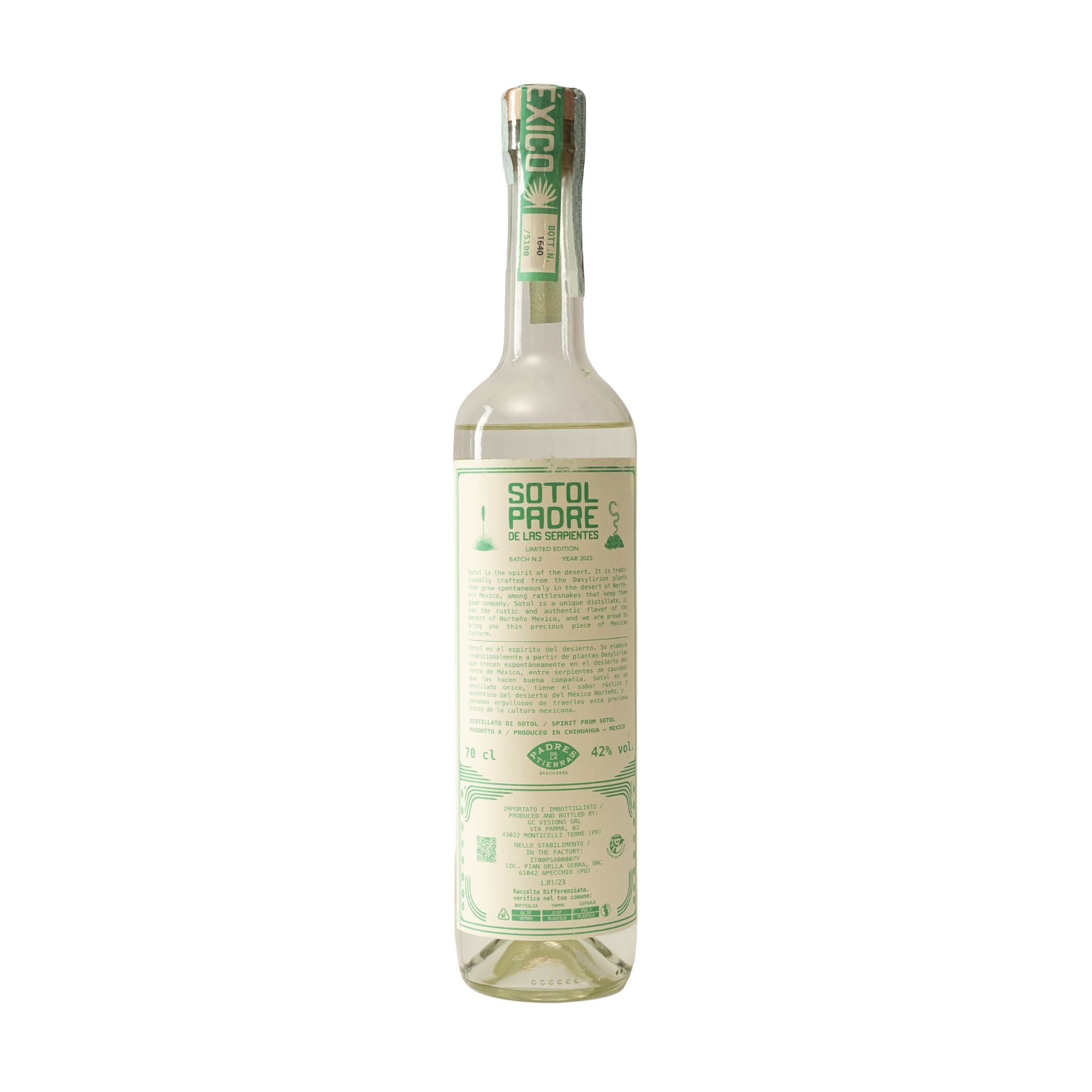 SOTOL PADRE DE LAS SERPIENTES – Terra Wild Spirits